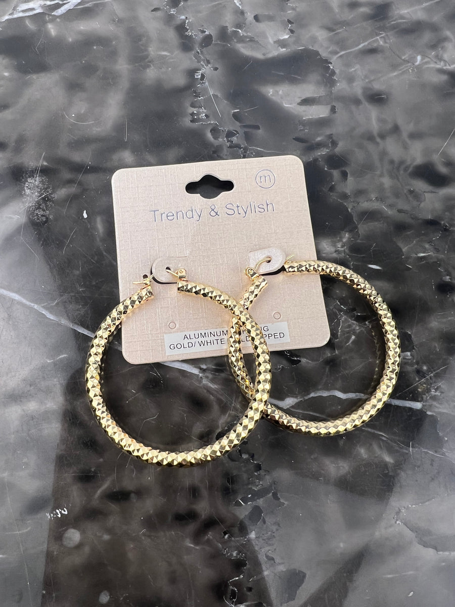 Large Gold Hoop – Manhattan Fields Boutique